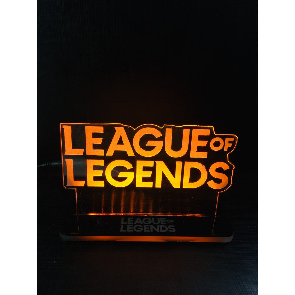 Luminária Abajur Led League Of Legends LOL SRC Personalizável | Shopee ...