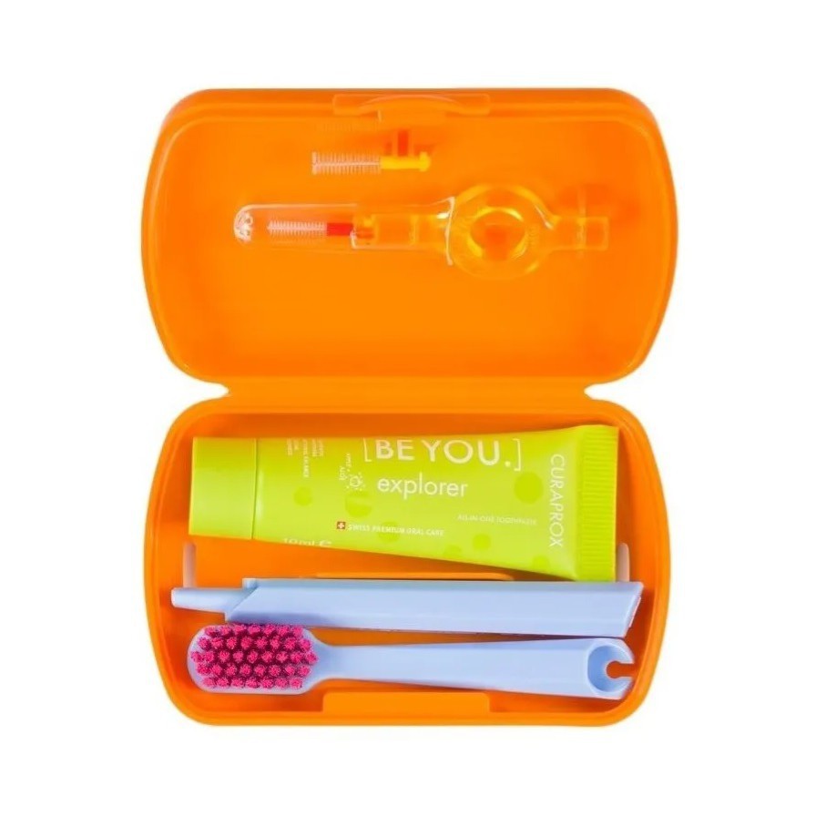 Kit Viagem Curaprox Travel Set - Escova, Pasta e Interdental | Shopee ...