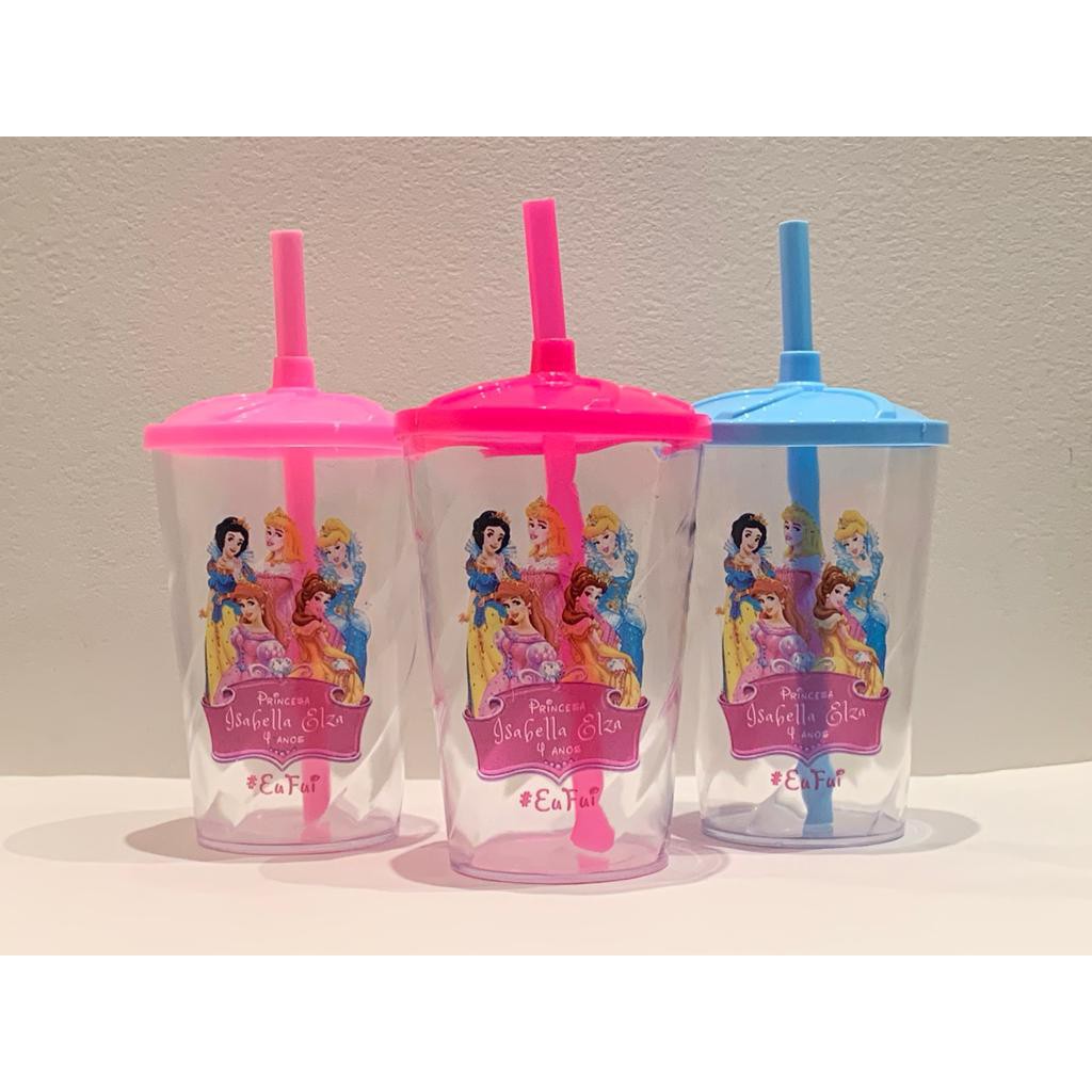Kit C/ 30 Copos Twister Shake Personalizados 300ml C/tampa e canudo ...