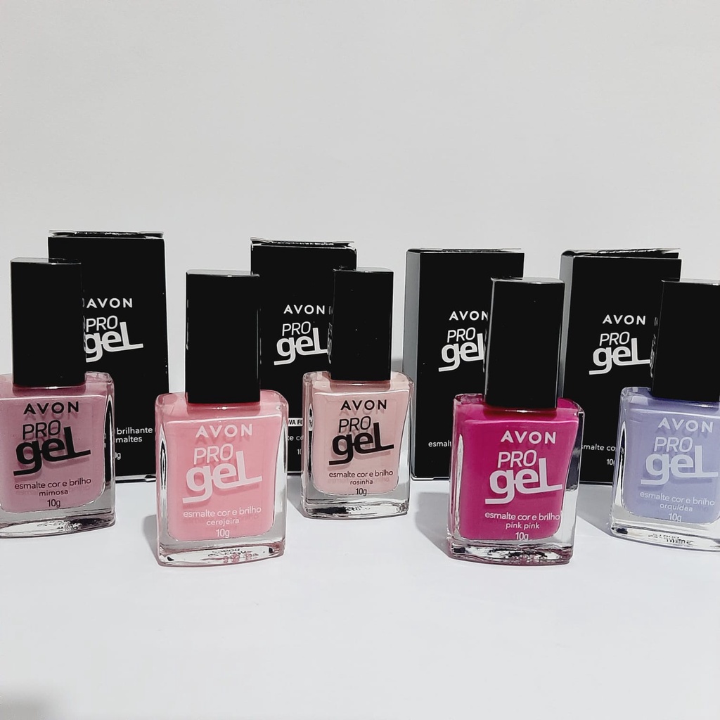 Avon - Pro Gel Esmalte Cor e Brilho 10g | Shopee Brasil