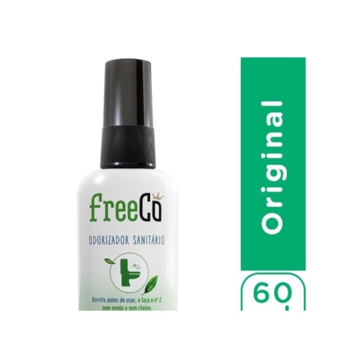 FreeCo Odorizador Sanitario - Original 60 ml | Shopee Brasil