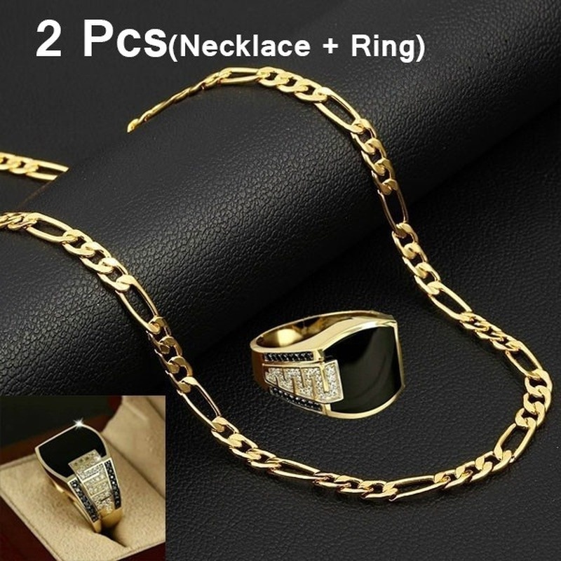 Hip Hop Punk Colar De Gemas De Ouro 24K Para Homens E Mulheres ... Hip Hop Punk Colar De Gemas De Ouro 24K Para Homens E Mulheres ...