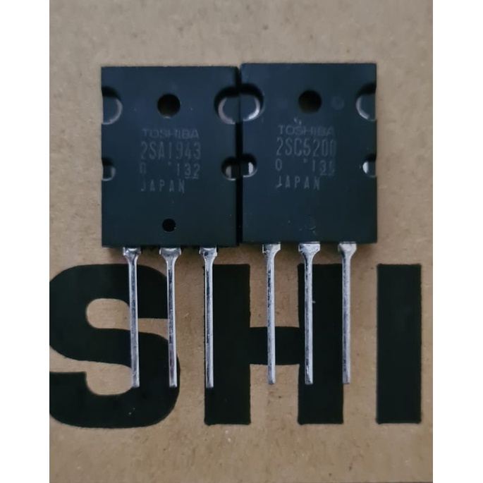 50 Pares Transistor Toshiba 2sc5200 / 2sa1943 | Shopee Brasil