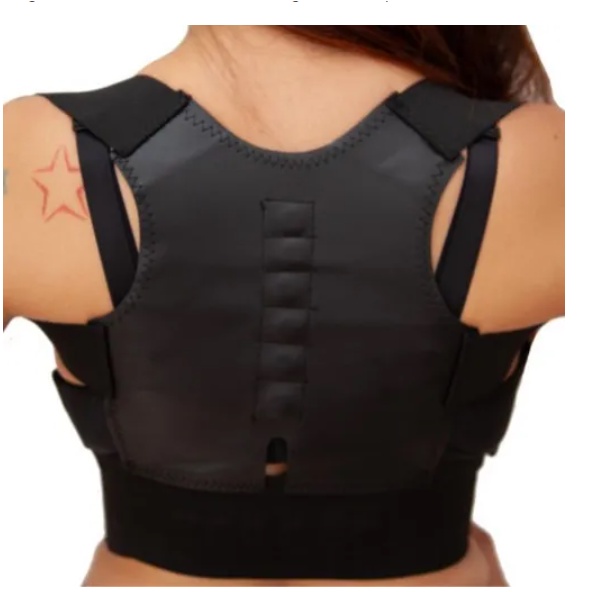 Cinta Colete Unissex Corretor Postural Coluna Lombar | Shopee Brasil