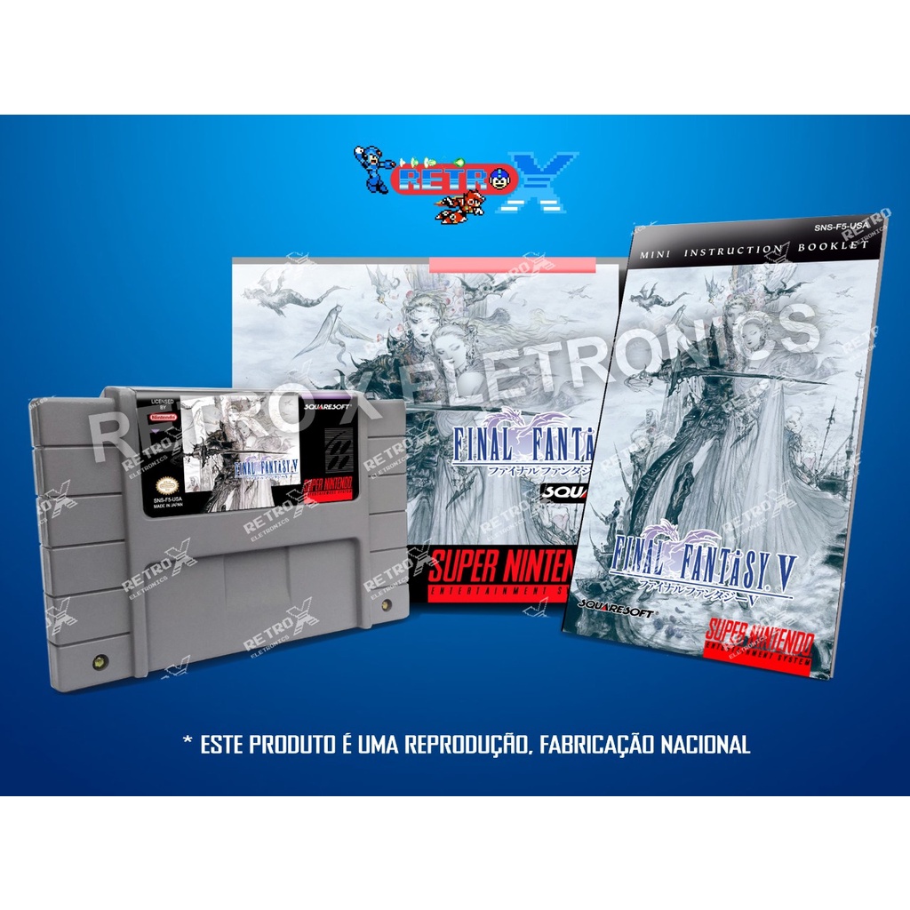 Final Fantasy V Snes Placa Nova | Shopee Brasil