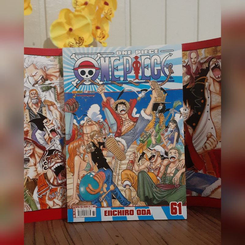 One Piece Vol. 61 com pôster. | Shopee Brasil