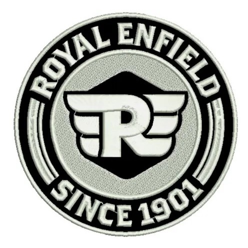 Patch Bordado Royal Enfield Re Logo 8cm termocolante | Shopee Brasil