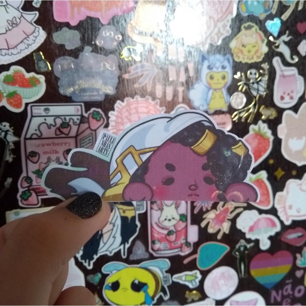 Adesivo League of Legends chibi gabinete Senna lucian sup adc fofo ...