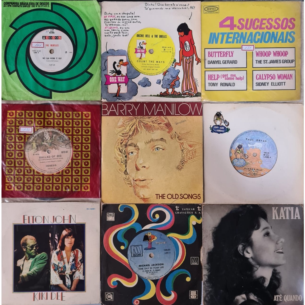 Lps Compacto Disc - LP Vinil Disco - Elton John Adamo Genesis Paul ...