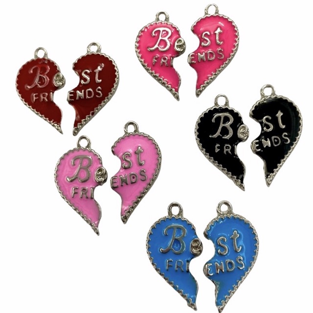 10 Pares de Pingente Best Friends Para Montagem de Colar | Shopee Brasil