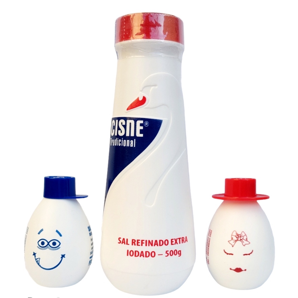 Kit Sal Cisne Com 2 Unidades de Sal Ovinho 100g + 1 Unidade de Sal Tubo ...