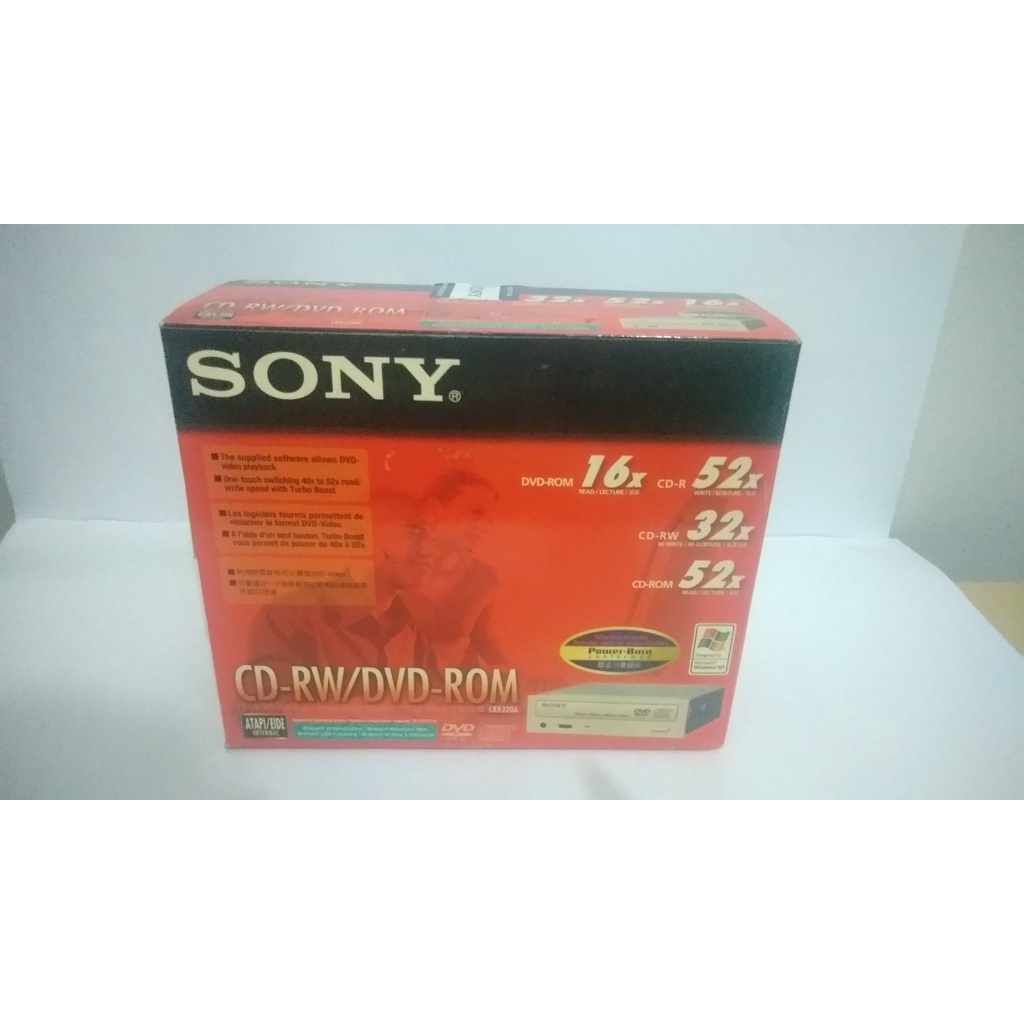 Gravador de CD / Leitor de DVD Sony - CD-R/RW / DVD-ROM CRX320A ...
