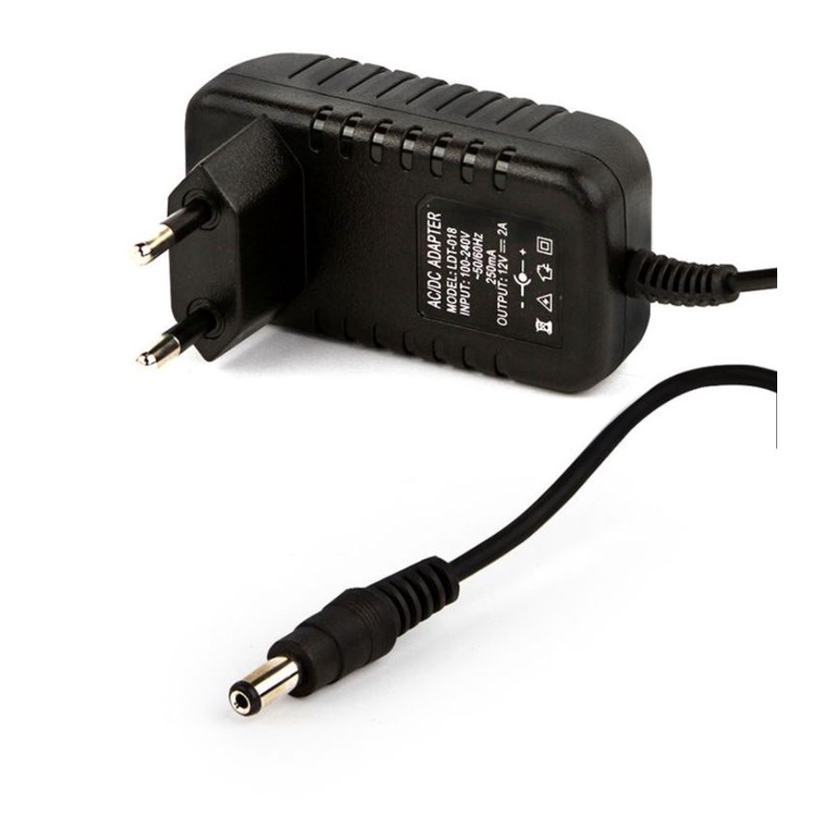 Fonte Para Fita Led 12V 3A Bivolt AC/DC Adapter 2,5mm | Shopee Brasil
