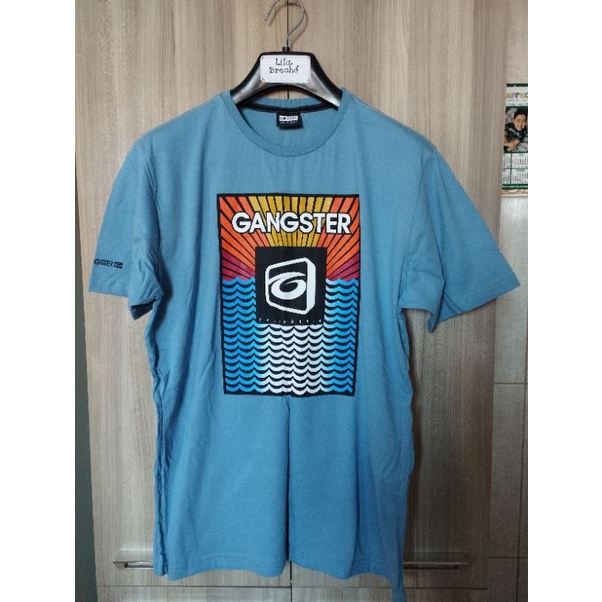 Camiseta azul, GG, usada | Shopee Brasil