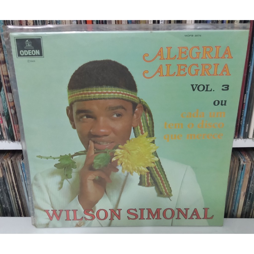 LP - WILSON SIMONAL - ALEGRIA ALEGRIA - VOL 3 - ED MONO 1969 (MUSTANG ...