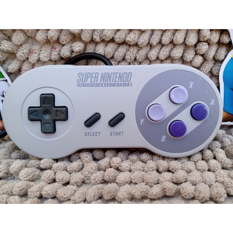 Controle joystick manete Super Nintendo SNES original | Shopee Brasil