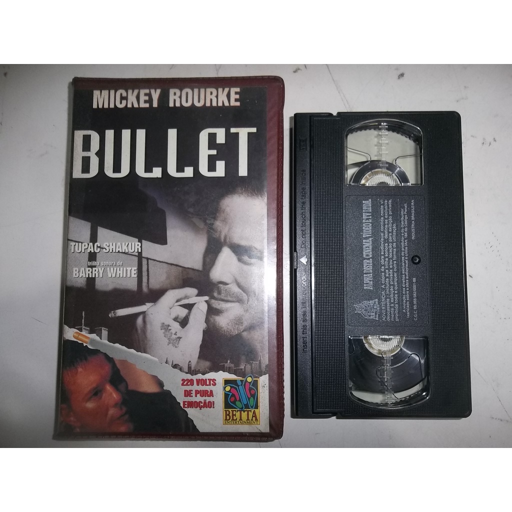 vhs bullet mickey rourke | Shopee Brasil