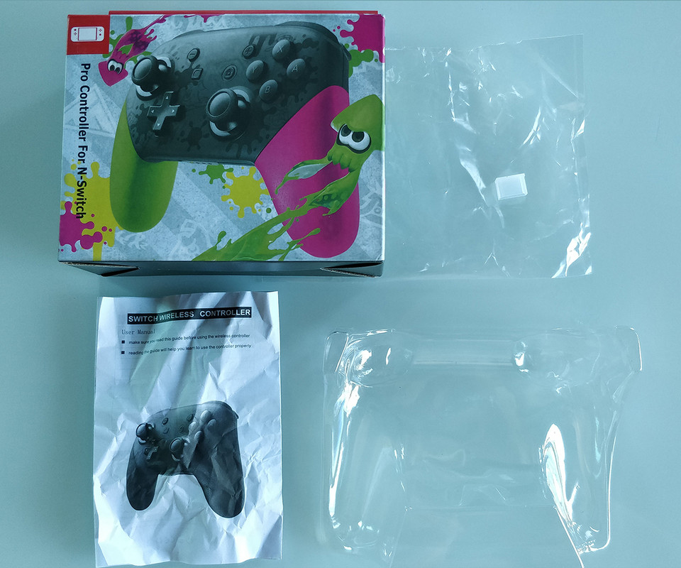 Nintendo switch pro controller splatoon 2 edition store