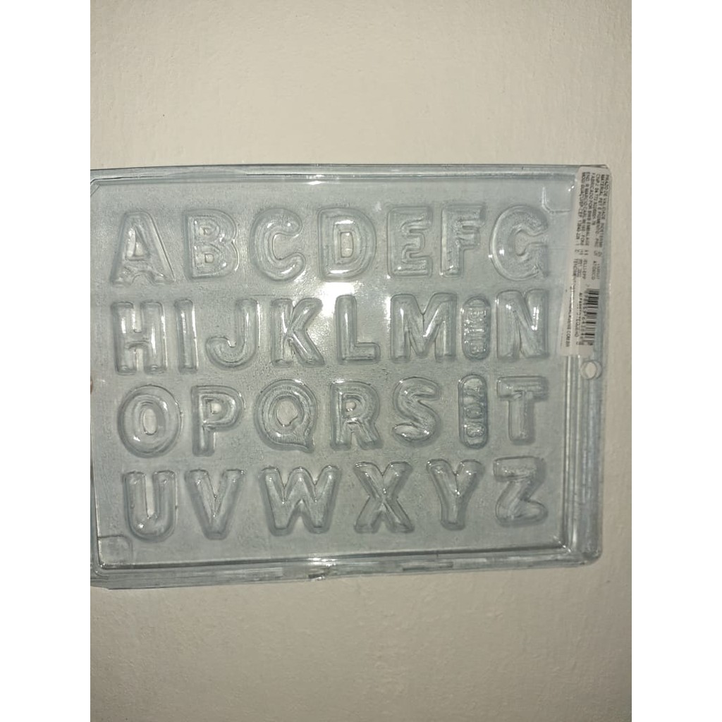 Forma de Acetato em Letras | Shopee Brasil