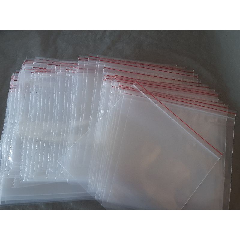 Saco zip lock 20x20 C/50 unidades Plástico 0.8mm hermético | Shopee Brasil