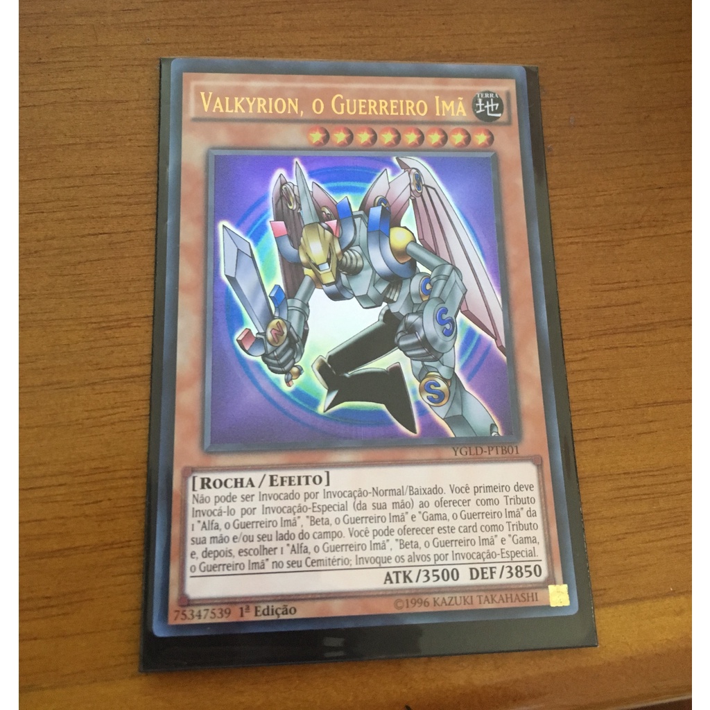 Yu-gi-oh - Valkyrion, o guerreiro imã - Ultra rara - 1ª edição | Shopee ...