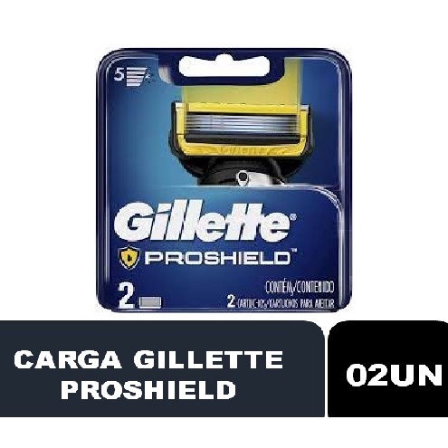 Carga Gillette Proshield 02un | Shopee Brasil
