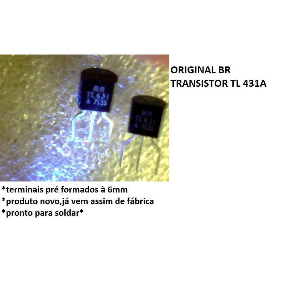 50 Pçs Transistor Tl 431a Br Original Pré 431a Tl431a | Shopee Brasil