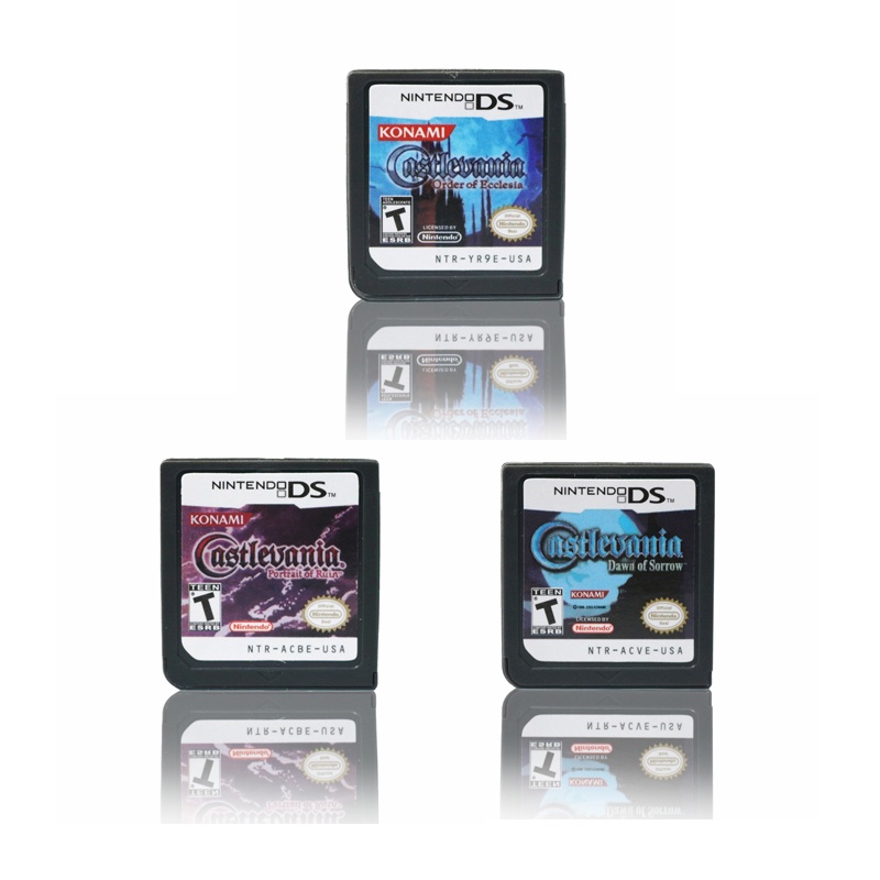 Nintendo Carta De Jogo NDS DSI 2DS 3DS Castlevania DS Cartas | Shopee ...