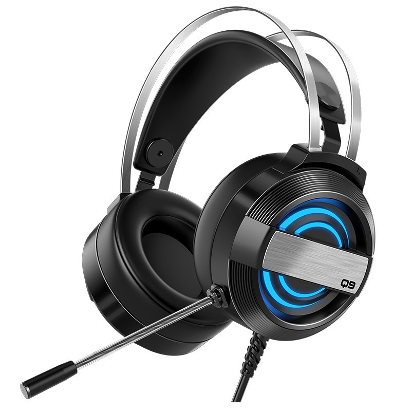 Headset gamer Q9 Com led rgb Pronta Entrega no brasil | Shopee Brasil