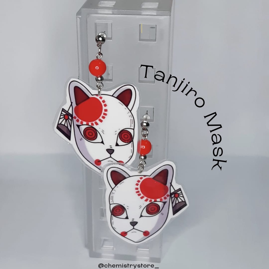 Tanjiro Mask, anime, demon slayer, kimetsu no yaiba | Shopee Brasil