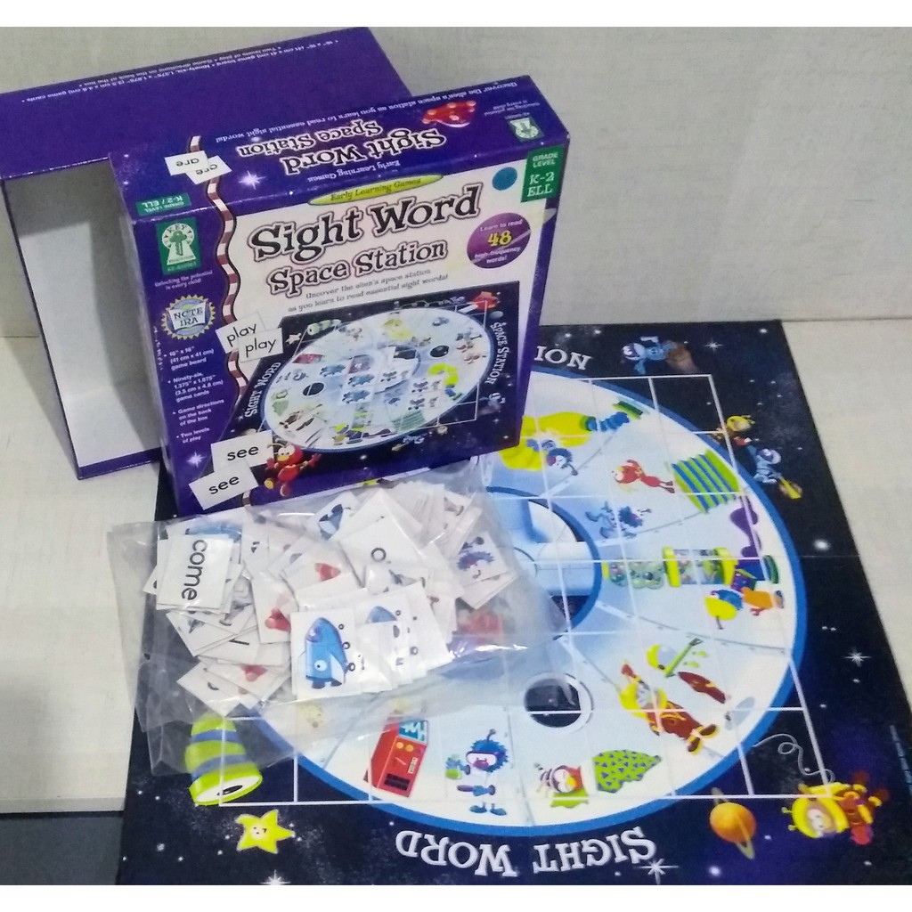 Jogo de Tabuleiro Board Game Sight Word Space Station | Shopee Brasil