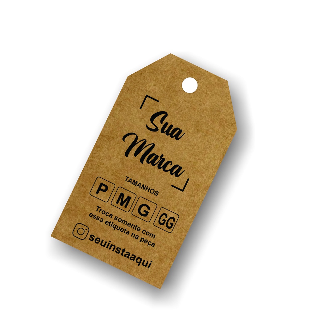 150 etiqueta tags para roupa personalizável com sua marca | Shopee Brasil