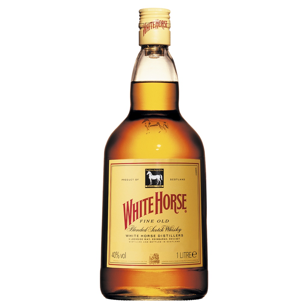 Whisky White Horse 1L - Cavalo Branco | Shopee Brasil