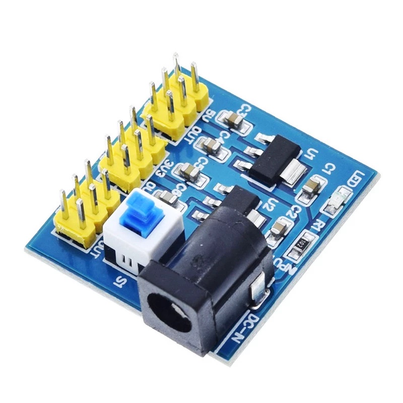 Módulo de Fonte de Alimentação DC-DC 12v a 3.3v 5v Buck Step Down para ...