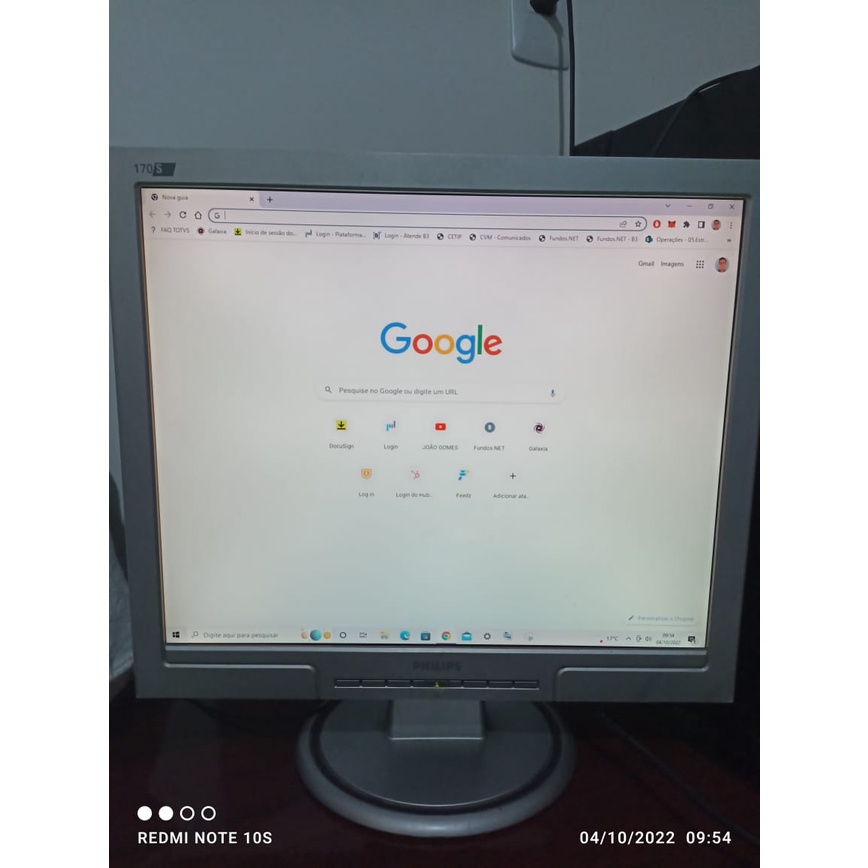 Monitor LCD 170 S - Philips - 17 Polegadas | Shopee Brasil