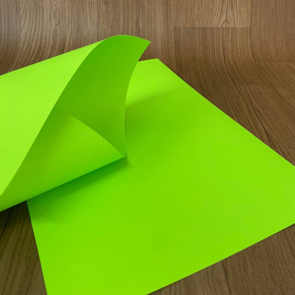 Papel Coloplus Neon 180gr 5 Unidades | Shopee Brasil