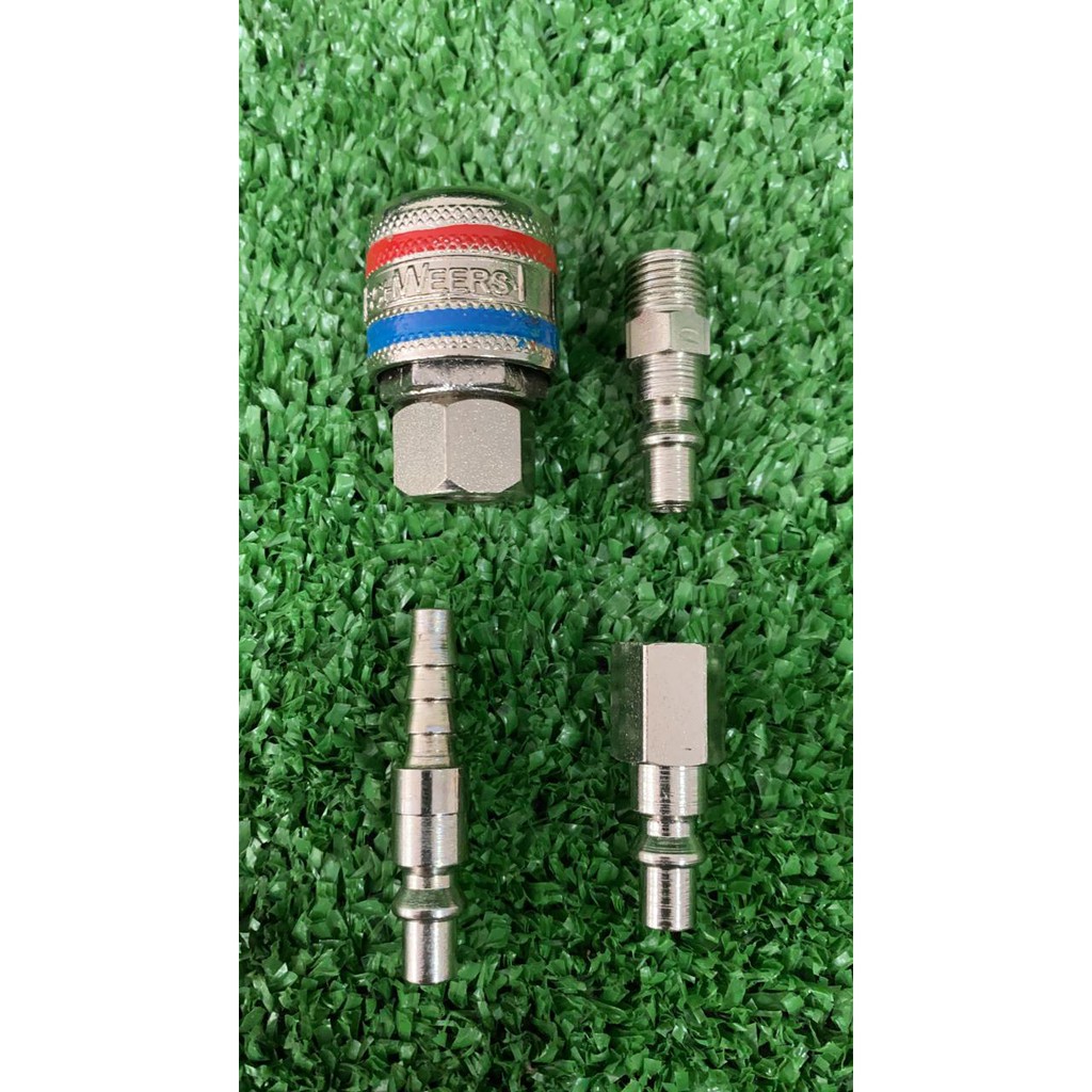 Kit Conectores Engate Rápido Para Ar Rosca 1/4" - SCHWEERS | Shopee Brasil