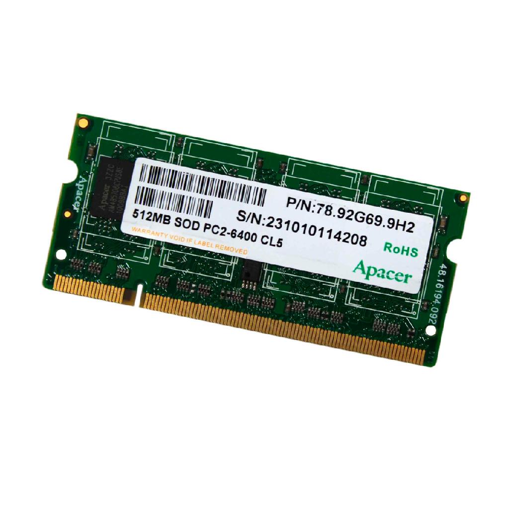 Memoria Notebook 512mb Ddr2 800mhz Diversas Marcas (11323) | Shopee Brasil