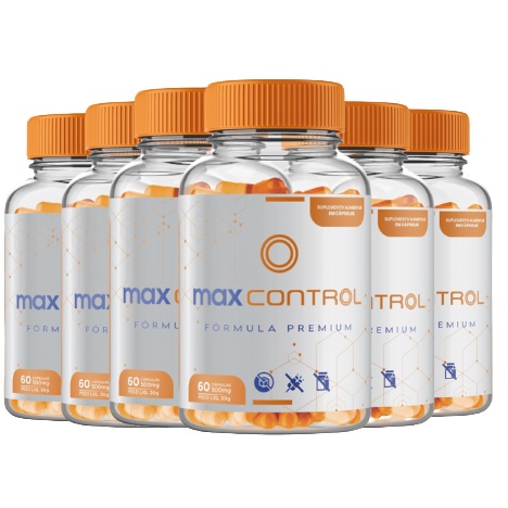 Max Control 3 Frascos +3 Grátis - 360 Cápsulas | Shopee Brasil