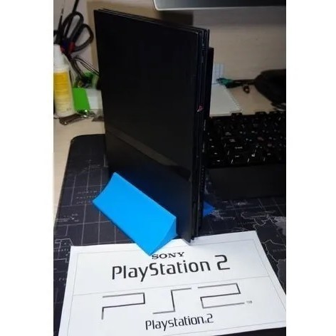 Base 3D Playstation 2 Slim Ps2 preto/branco | Shopee Brasil