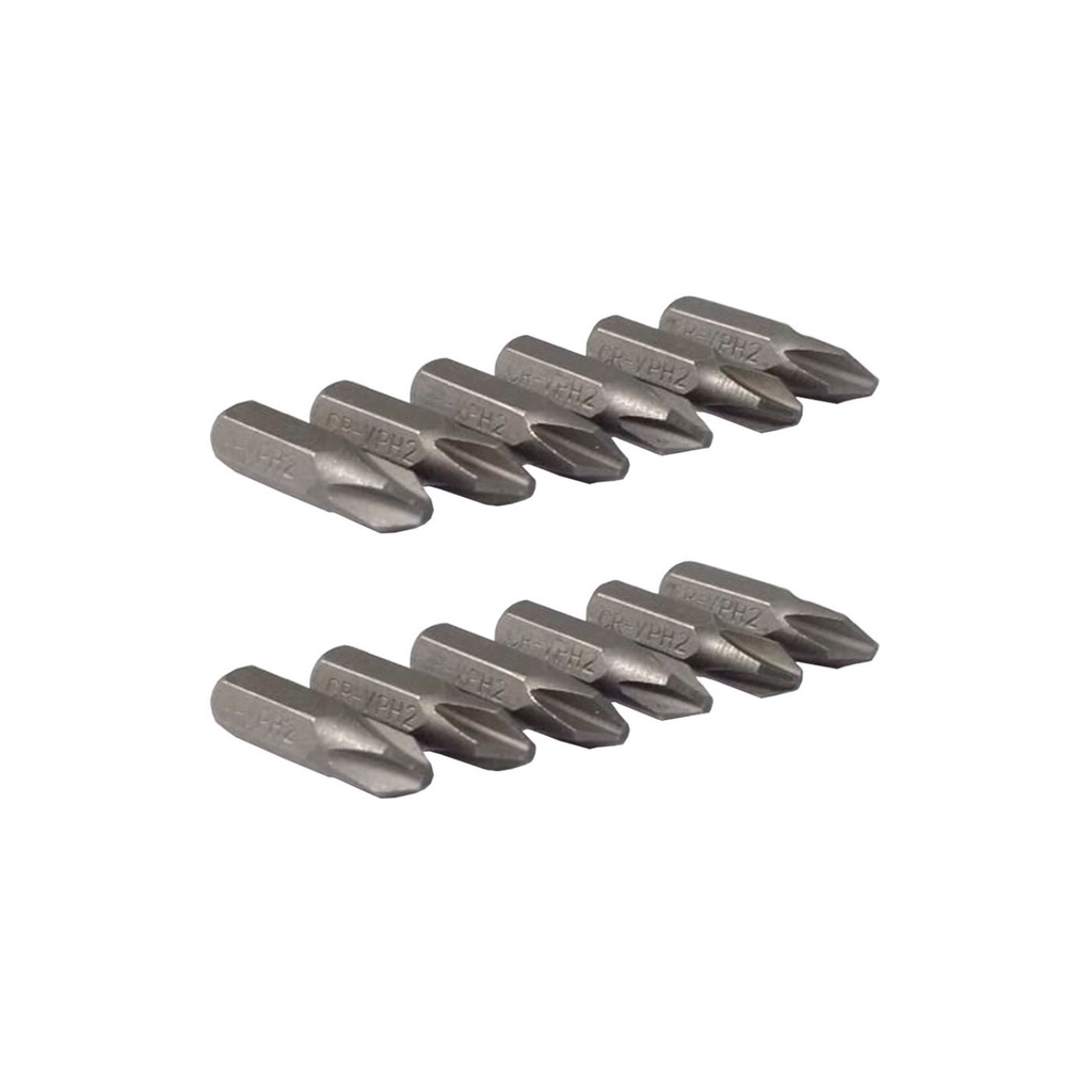 Kit Jogo Bits Ponteira Philips Mini Ph2 Com Ímã 25mm 10 Pçs - Bramix ...