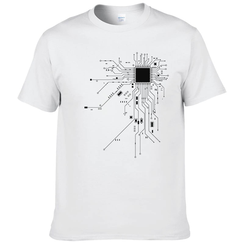 Camiseta Básica Computador CPU Núcleo Coração Hacker | Shopee Brasil