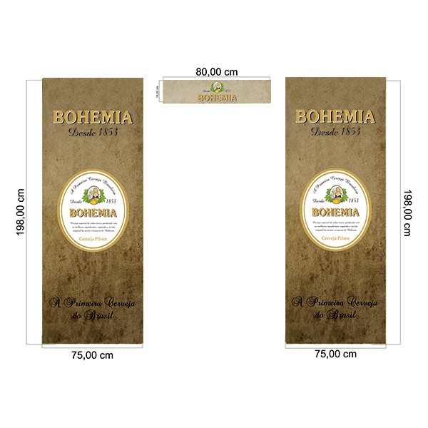 Adesivo Completo Cervejeira Tema Bohemia Ma E0050 | Shopee Brasil