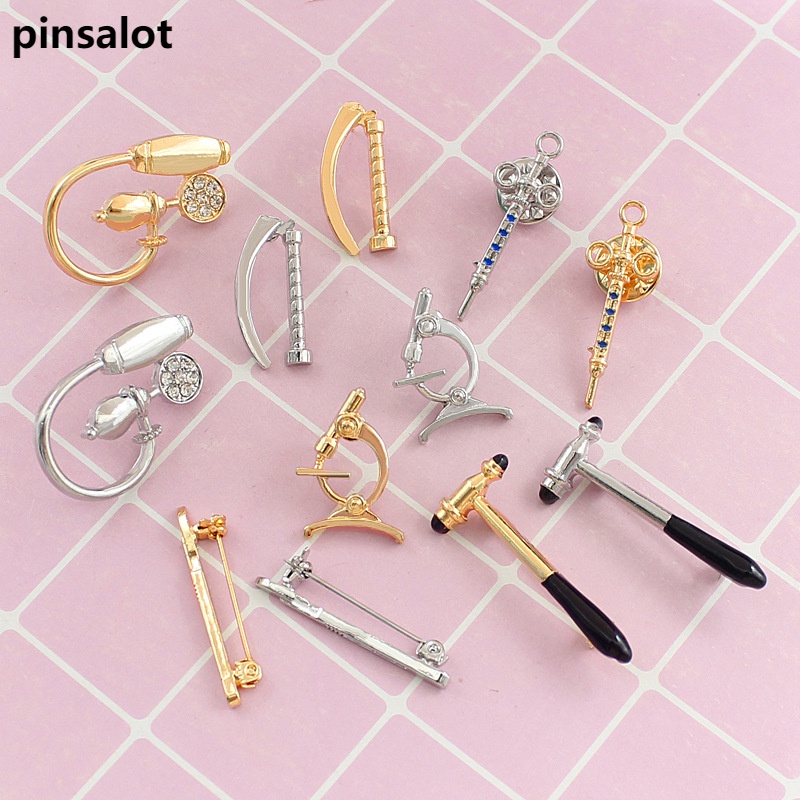 Dispositivos Médicos Esmaltado Pin Seringa De Couro Cabeludo ...