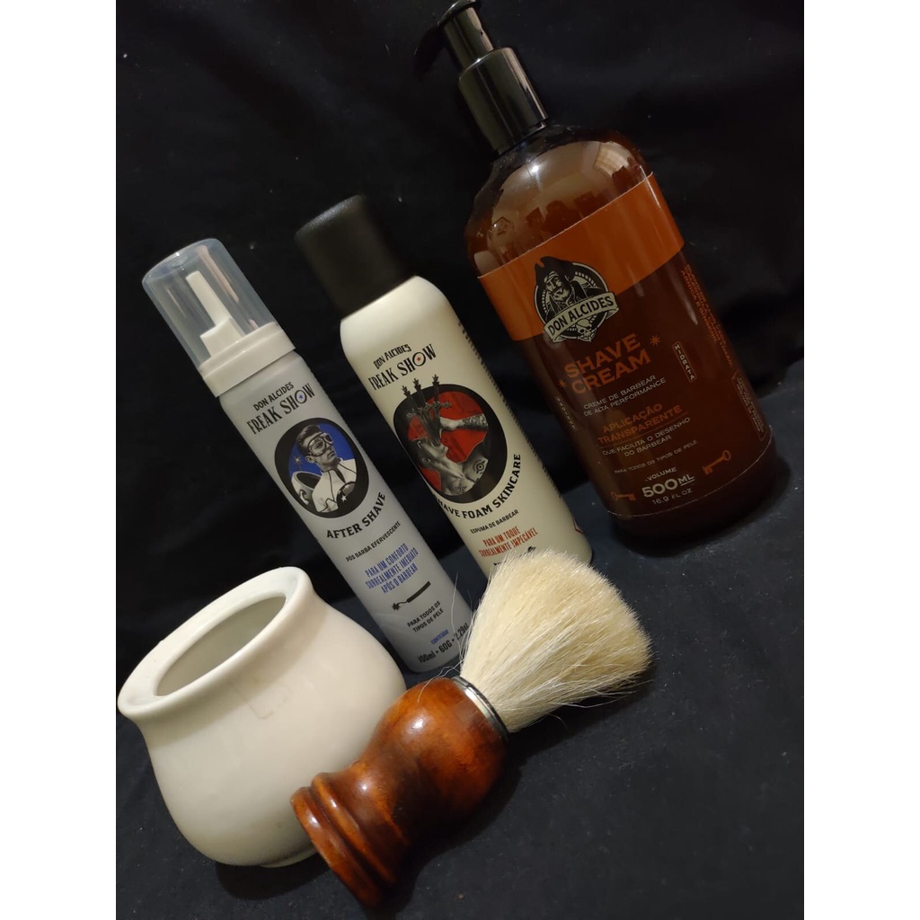 Kit Barbeiro (shave + Espuma + Pós Barba) Don Alcides | Shopee Brasil Kit Barbeiro (shave + Espuma + Pós Barba) Don Alcides | Shopee Brasil