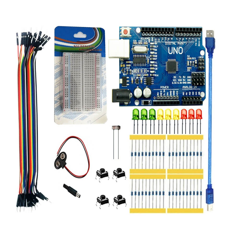Kit Uno R3 Iniciante compativel com Arduino | Shopee Brasil