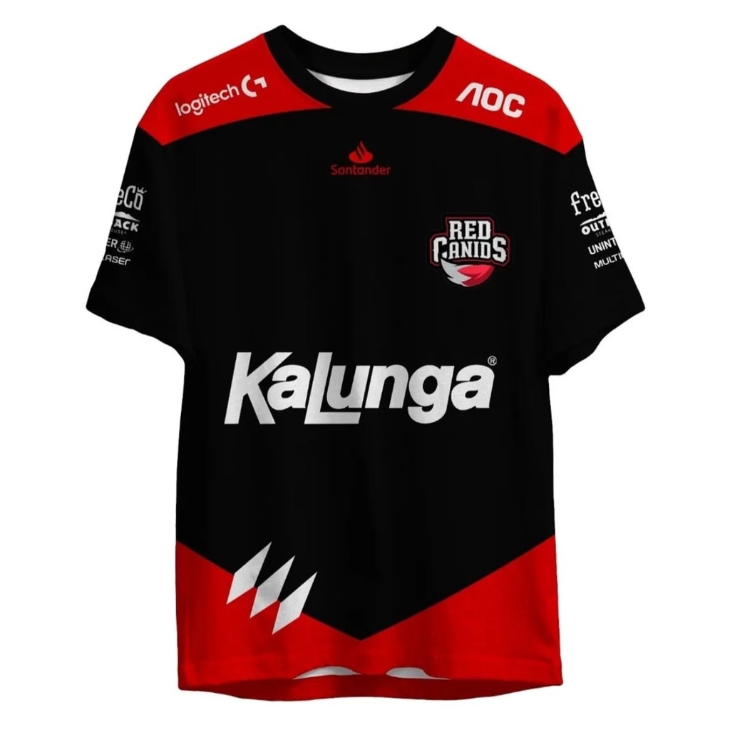 Camisa Camiseta Red Canids 2022 League Of Legends Adulto e Infantil ...