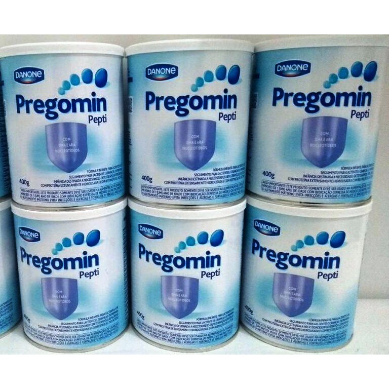 LEITE PREGOMIN PEPTI FÓRMULA INFANTIL KIT COM 06 LATAS PROMOÇÃO ...