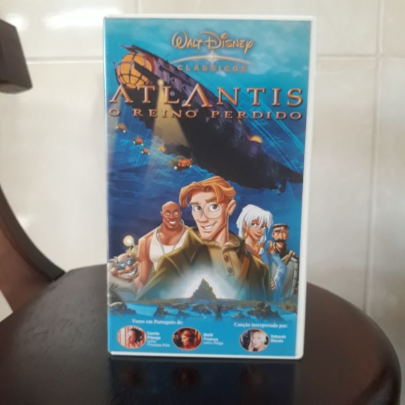 Fita Vhs original do filme Atlantis o Reino Perdido - Disney - animação ...