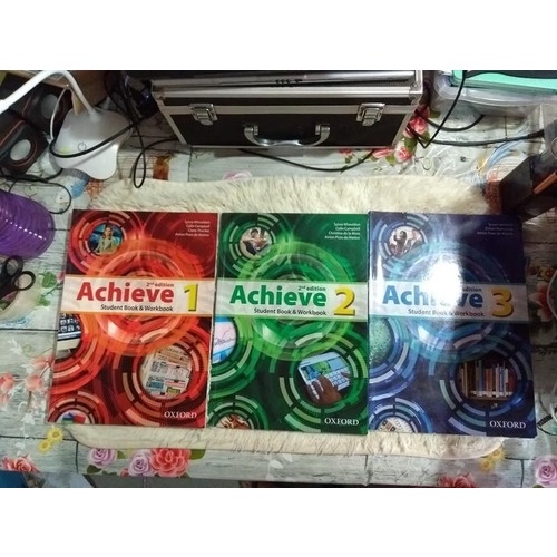 Achieve 1 2 E 3 Student Book & Workbook 2nd Edition Oxford | Shopee Brasil